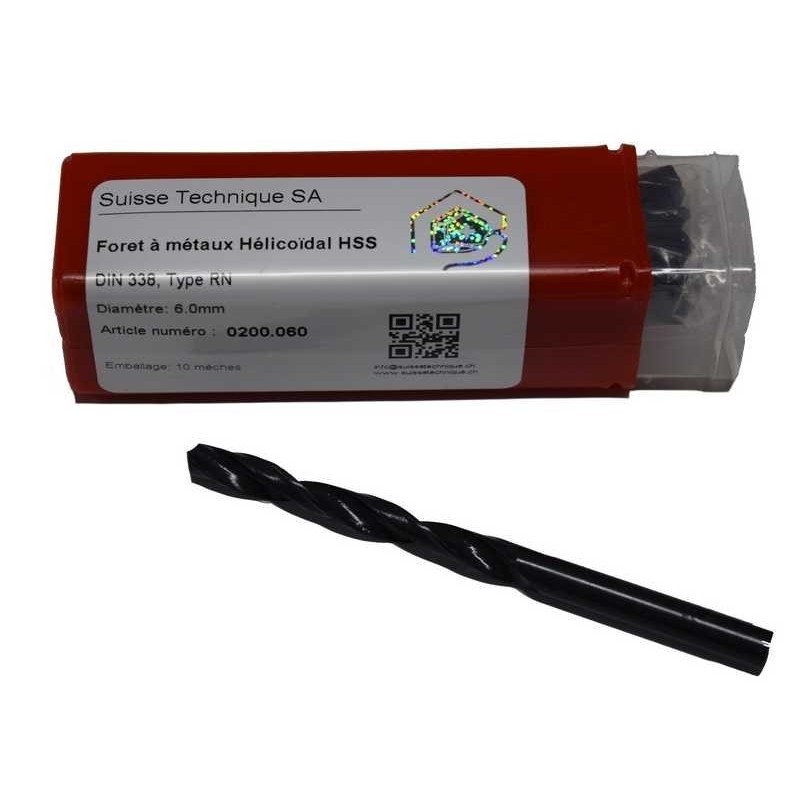 Foret à métaux Hélicoïdal 1.5 mm HSS DIN338 10pces